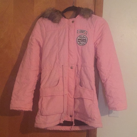Pink Rose | Jackets & Coats | Pink Utility Coat Army Brand | Poshmark